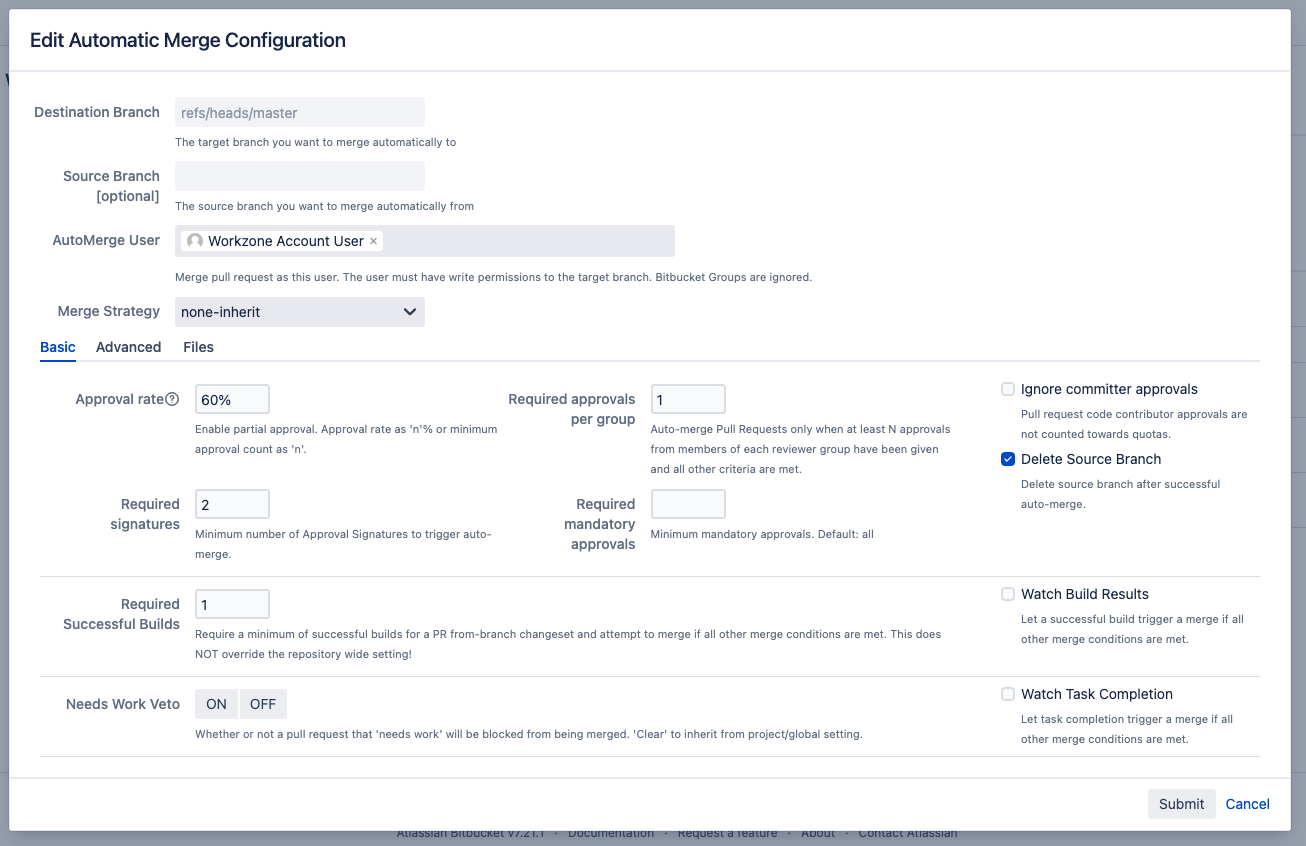 Merge Control: Control simple and advanced merge conditions - Atlassian ...