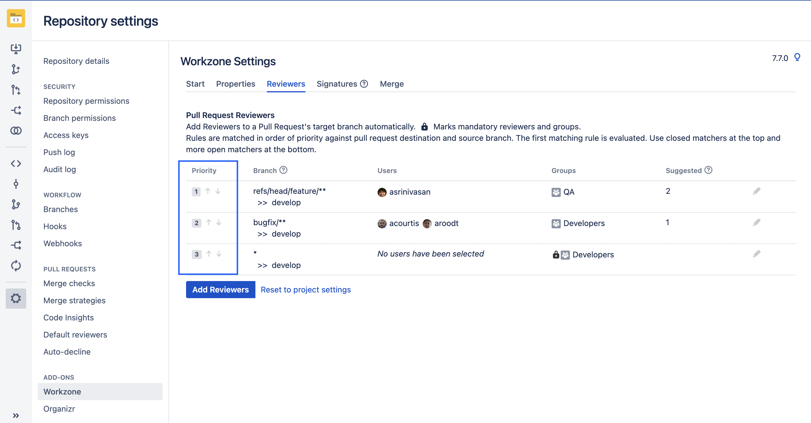 Setting Priority For Reviewers Signatures And Merge Atlassian Apps For Efficient Teams