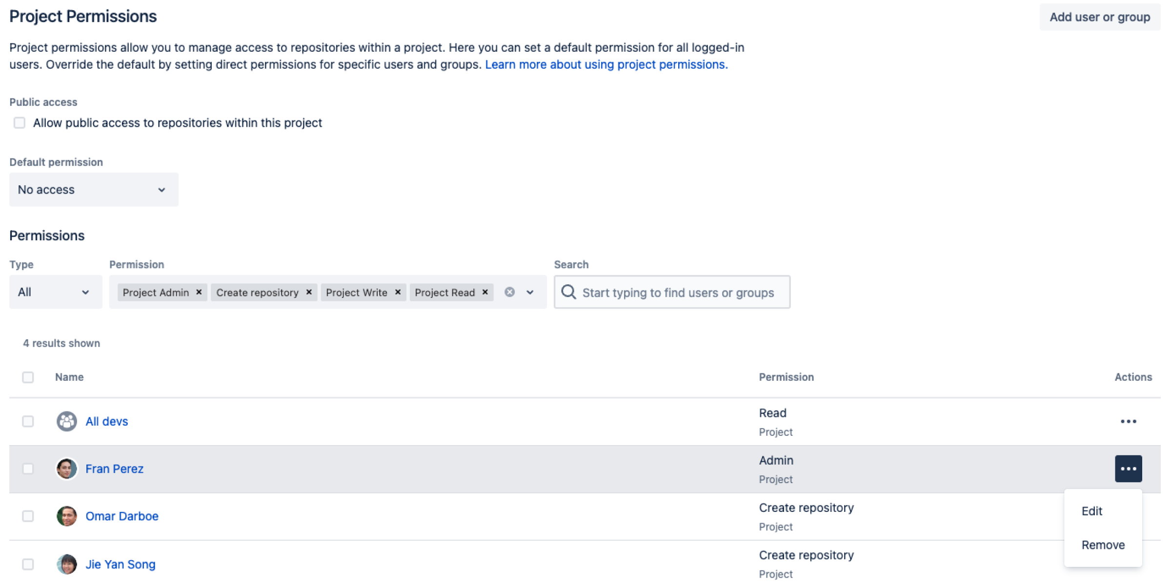Bitbucket-Project-Permissions - Atlassian Apps for Efficient Teams